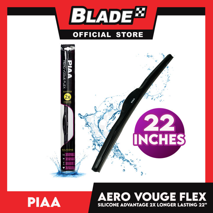 Piaa Wiper Blade Aero Vogue Flex Silicone Advantage 2x Longer Lasting Performance | Lazada PH