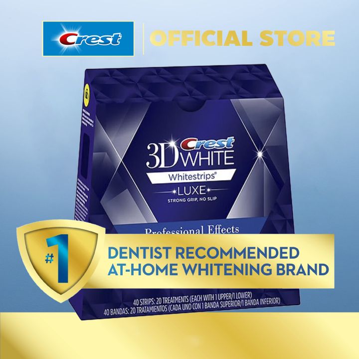 แท้ แผ่นฟอกฟัน Crest 3D White Luxe Professional Effects Whitestrips ...
