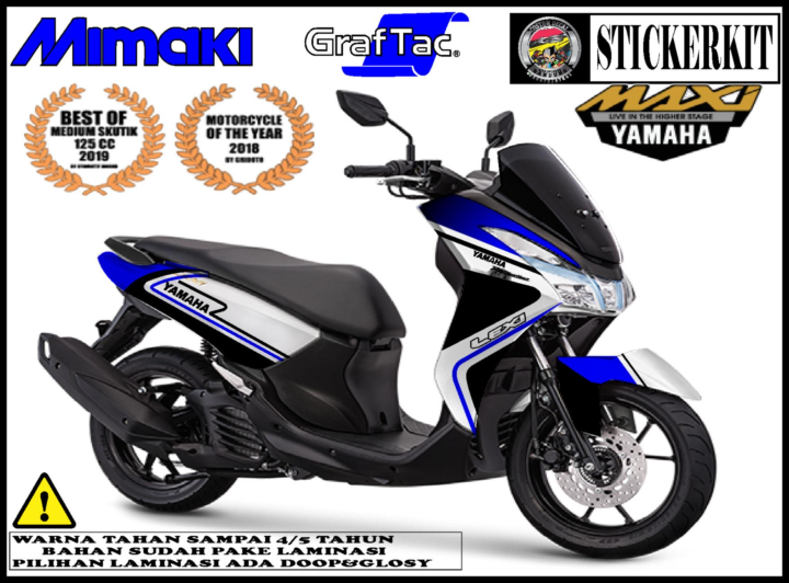 STIKER Decal YAMAHA LEXI Decal LEXI full body CUSTOM VARIASI DECAL ...