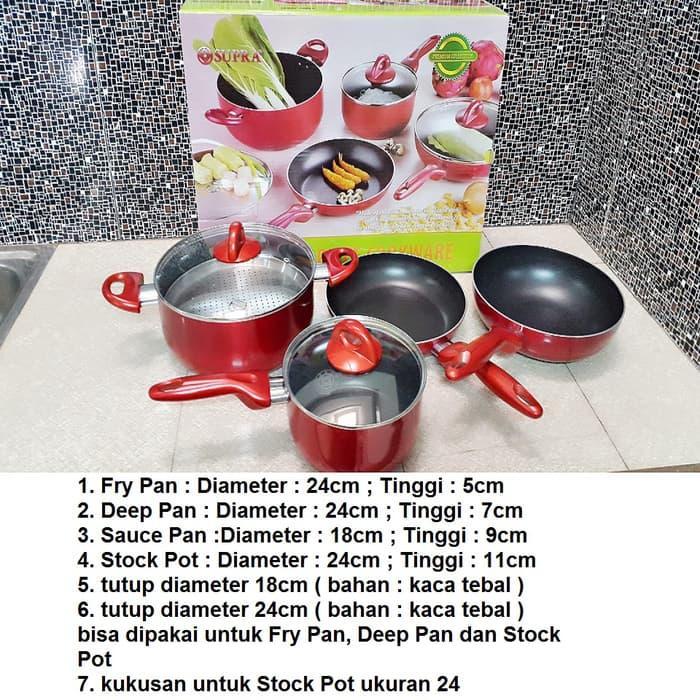 Supra rosemary Cookware 7 pcs | Lazada Indonesia