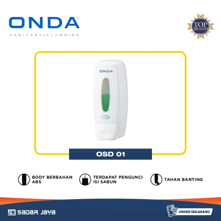 Onda OSD 01 Soap Dispenser Tempat Sabun Cair Cuci Tangan Wastafel ...