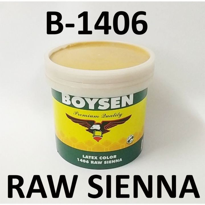 BOYSEN LATEX COLOR RAW SIENNA B-1406 ( 14 LITER ) FOR WOOD AND CEMENT