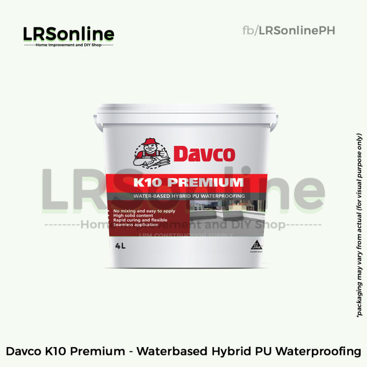 Davco K10 Premium - Waterbased Hybrid PU Waterproofing - gallon | Lazada PH