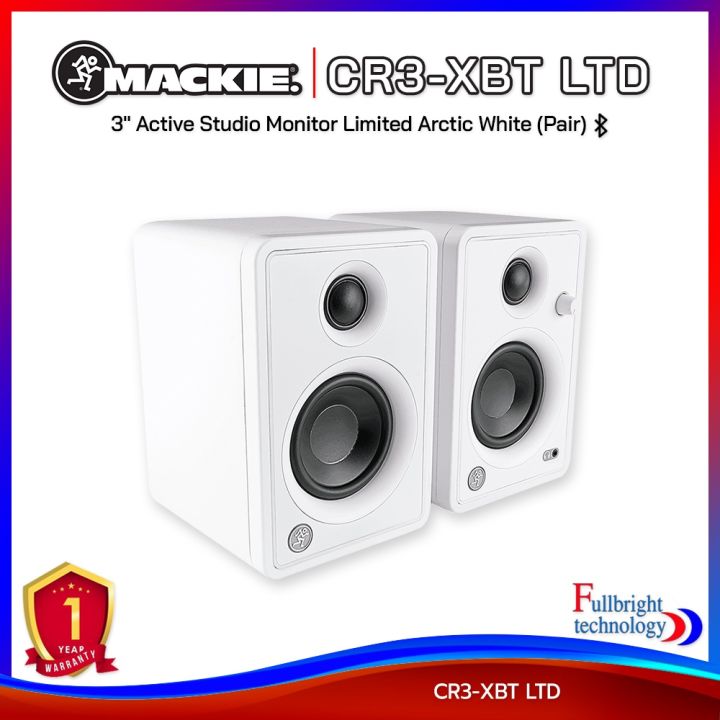 Mackie CR3-XBT (LTD) 3 Active Studio Monitor Limited Arctic White (Pair) ลำโพงบลูทูธรุ่นลิมิเต็ด ...