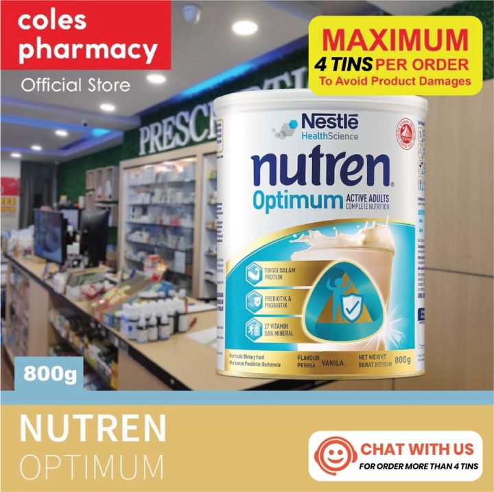 NESTLE NUTREN OPTIMUM 800G | Lazada