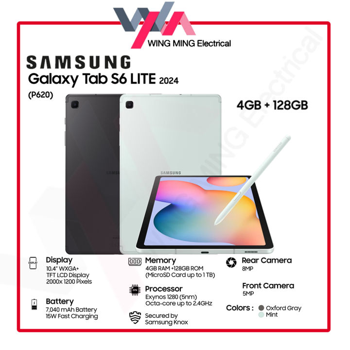[Free Shipping] Samsung Galaxy Tab S6 Lite with S Pen 10.4Inch Android Tablet (Wifi P613 / P620 ...
