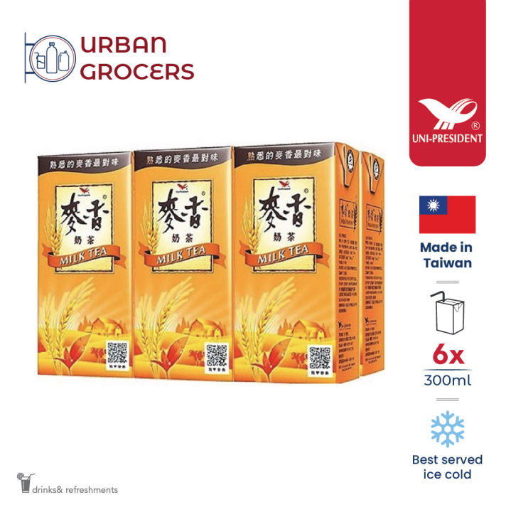 Uni-President Milk Tea 300ml x 6pcs TW | Lazada PH