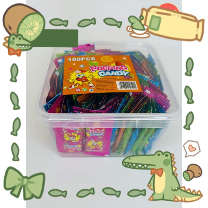 100 Pieces Popping Candy Box | Lazada PH