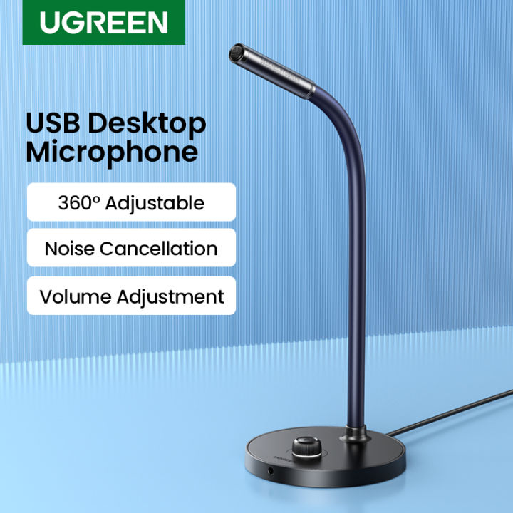 UGREEN USB Microphone Desktop Computer PC Mic for YouTube Streaming, Podcasting, Gaming Mic for ...