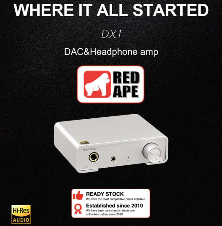 Topping DX1 Mini Desktop DAC Headphone Amplifier with K4493S XU208 ...