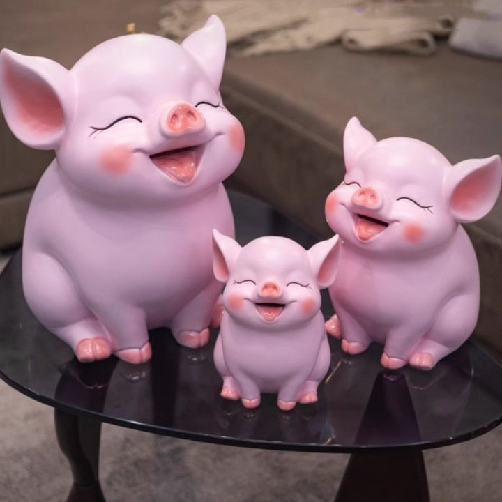 PPRVAU Savings Tank Pig Piggy Bank Large Capacity Decorative Animal ...