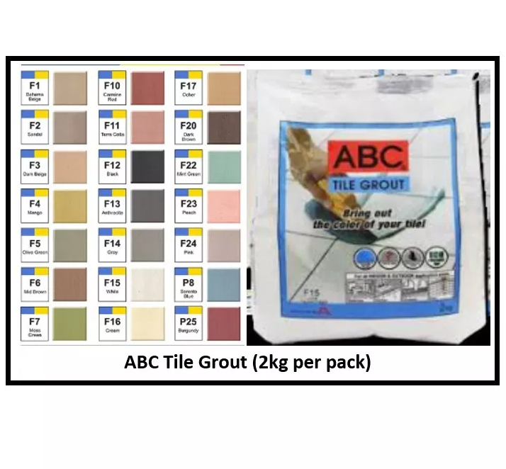 ABC Tile Grout / Tile Joint Filler 2Kg | Lazada PH