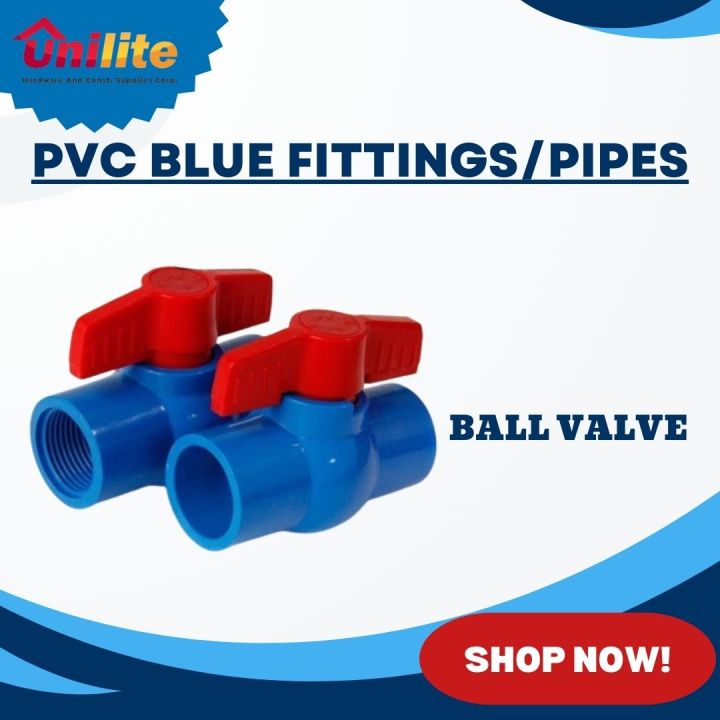PVC BLUE FITTINGS / BALL VALVE | Lazada PH