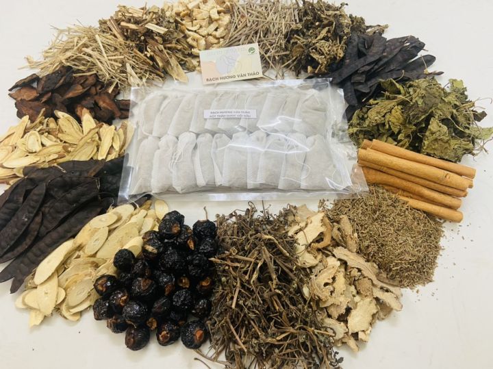 Set bột dầu gội thảo dược bồ kết mix vị sỉ 10gói/ 20gói bột thảo dược ...