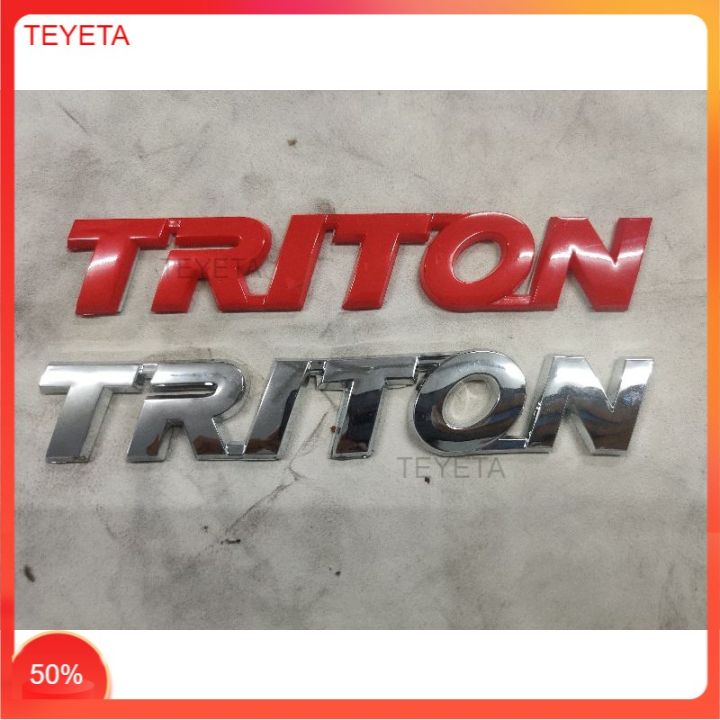 NEW Mitsubishi Triton Front Rear OEM Emblem Logo | Lazada PH