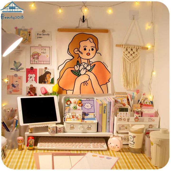 Wall Tapestry Kawaii Room Deco Hanging Cloth Bedroom Wall Decoration ...