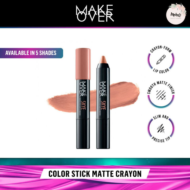 Make Over Color Stick Matte Crayon | Lazada Indonesia