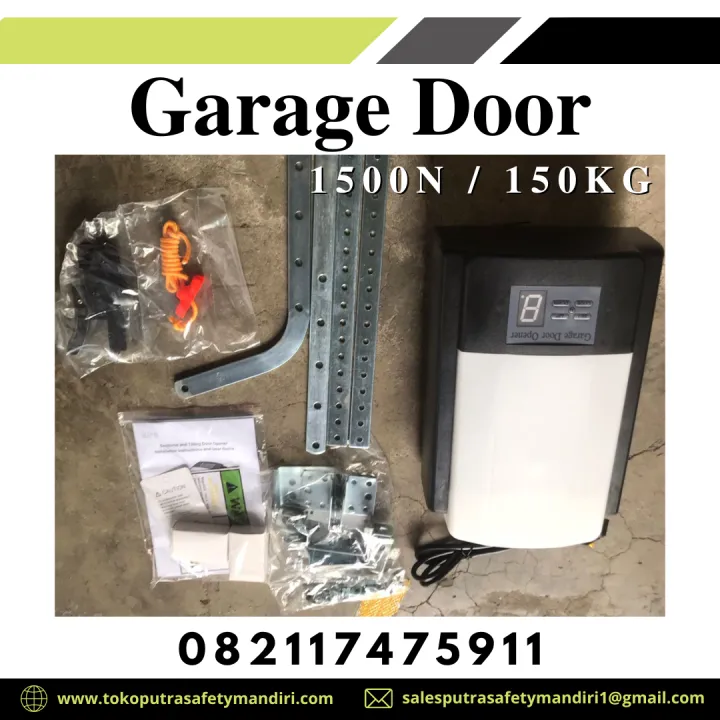 AUTOMATIC GARAGE DOOR ISG KAP 150KG MESIN PINTU GARASI PULL UP MOTOR ...