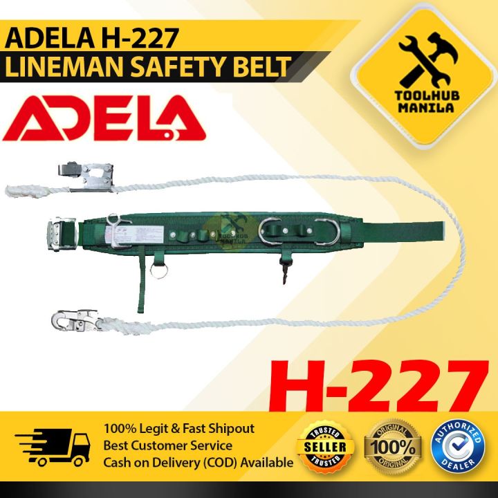 ADELA H-227 H227 Linemans Belt (Made in Taiwan) | Lazada PH