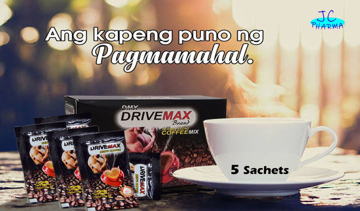 Authentic DriveMax Herbal Blend Coffee Mix Tingi Pack of 5 sachets ...
