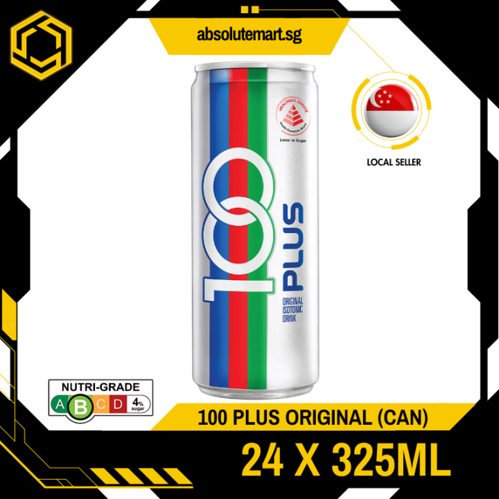 F&N 100 Plus 325ML X 24 (CAN) | Lazada Singapore