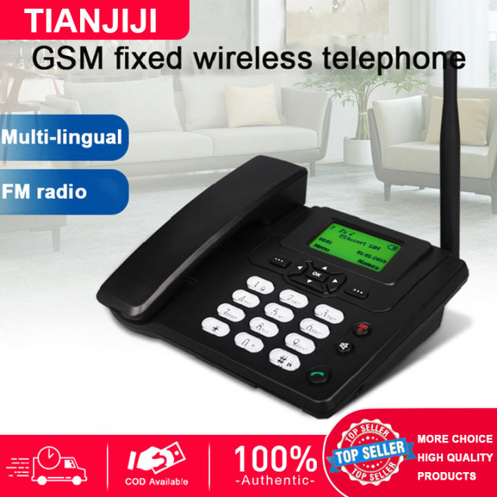 GSM Fixed Landline Wireless Phone (Single Sim) Dual Frequency GSM 900/ ...
