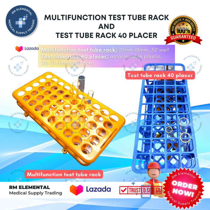 Test tube rack multifunction, 50 holes 10-18mm and Test tube rack 40 ...