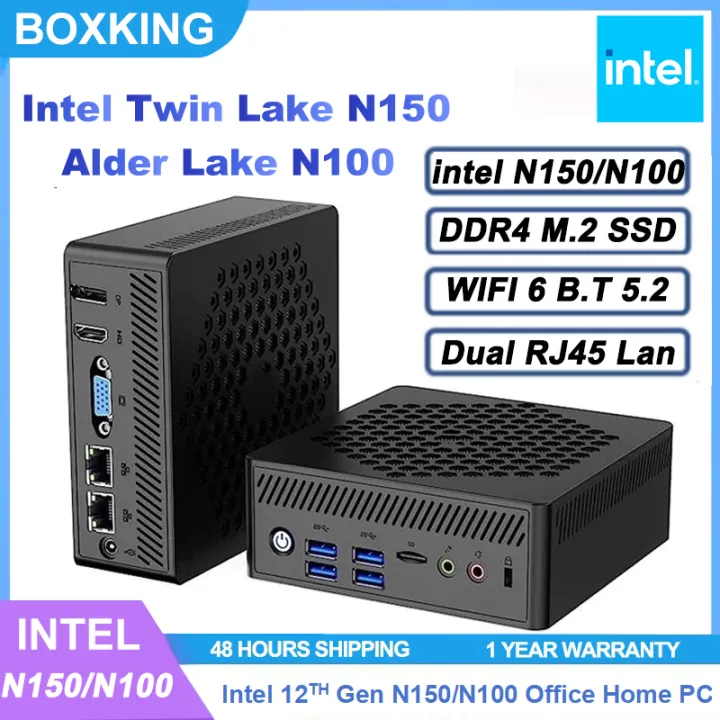 12Gen Intel Twin Lake N150/Alder Lake N100 Win11 Pro DDR4 NVMe 4K WiFi 6 BT5.2 Mini PC | Lazada PH