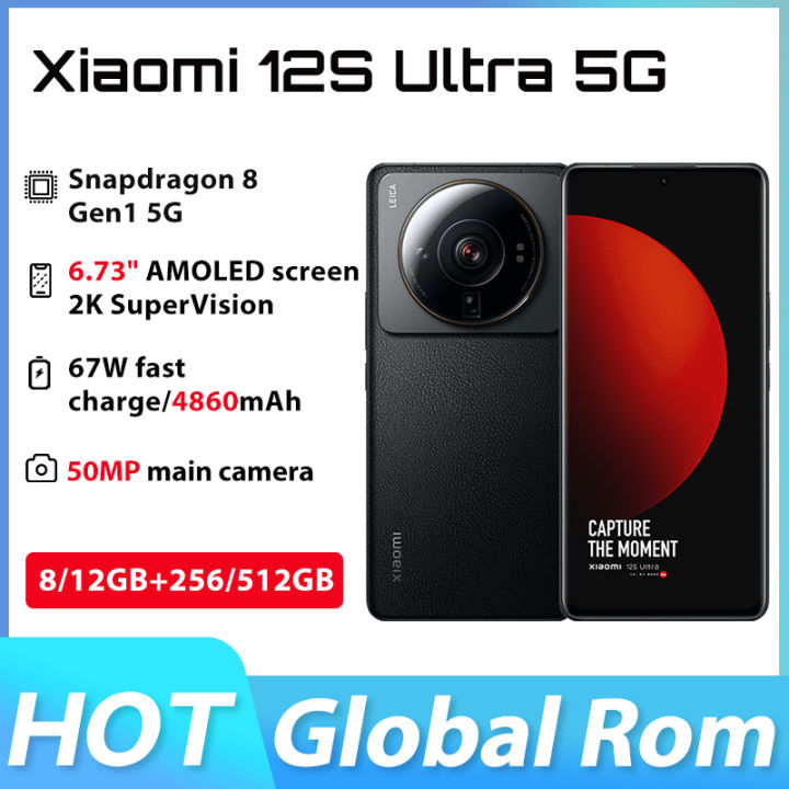 Xiaomi ทั่วโลก12S อัลตร้า12GB 256GB 6.73นิ้ว2K AMOLED จอแสดงผลยืดหยุ่น ...