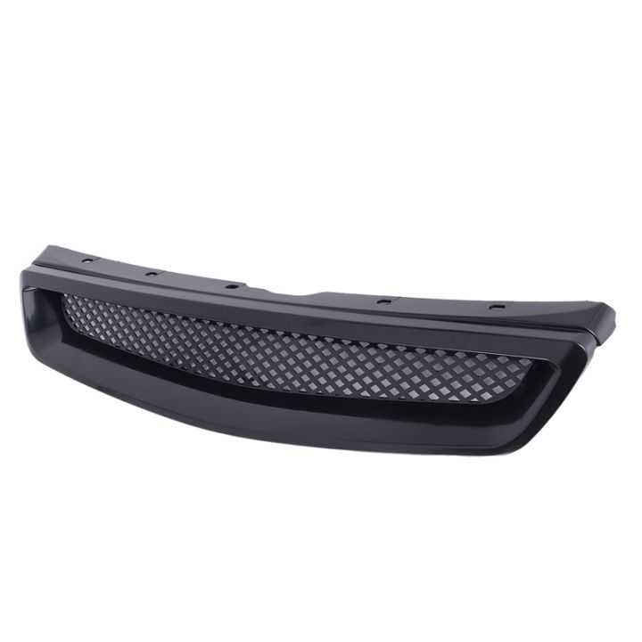 EK T-R Style Front Bumper Hood Mesh Grill Racing Grille for Honda Civic ...