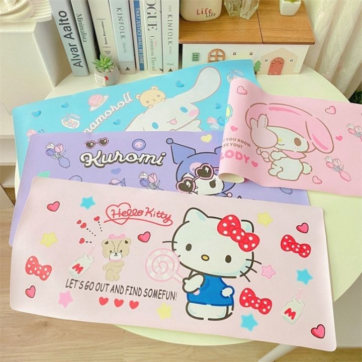 Sanrio Anime Kawaii Cinnamoroll Hello Kitty Pochacco Big Pad เกม Kuromi ...