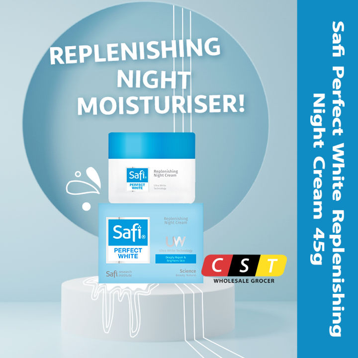 Safi Perfect White Replenishing Night Gel Cream 45g | Lazada