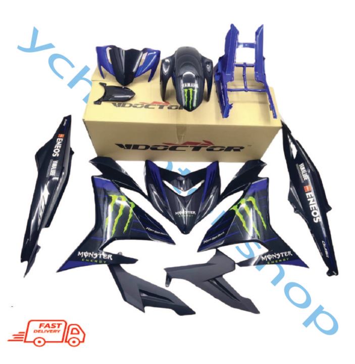 YAMAHA Y15 Y15ZR V2 Y15 V2 Y15 ZR V2 DOCTOR MONSTER LTD COVER SET ...