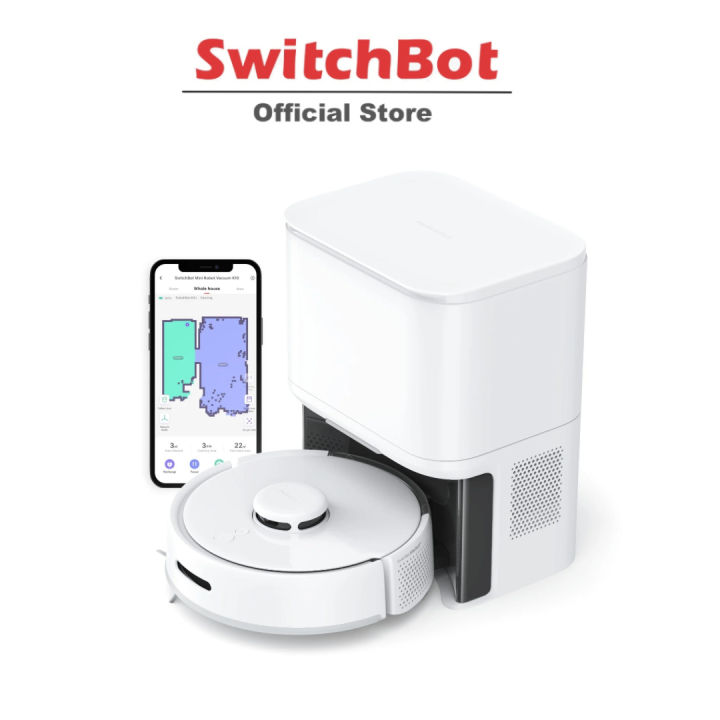 SwitchBot - Mini Robot Vacuum K10 Plus เครื่องดูดฝุ่นหุ่นยนต์ขนาดเล็ก | Lazada.co.th