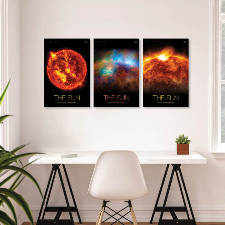 Sun Poster - NASA our solar system poster series ภาพจากนาซ่า | Lazada.co.th