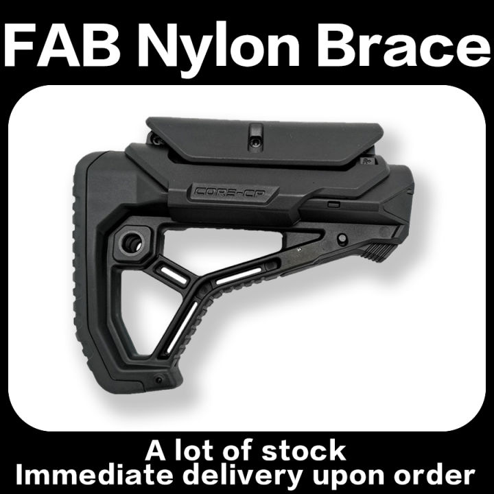 FAB Nylon Stock Brace M4 AR 15 M16 CAA Rear Buttstock Nerf Gel Blaster ...