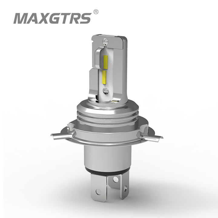 MAXGTRS H4 HS1 H6 BA20D LED Motorcycle Headlight Blub DC 11V-60V 1600LM ...