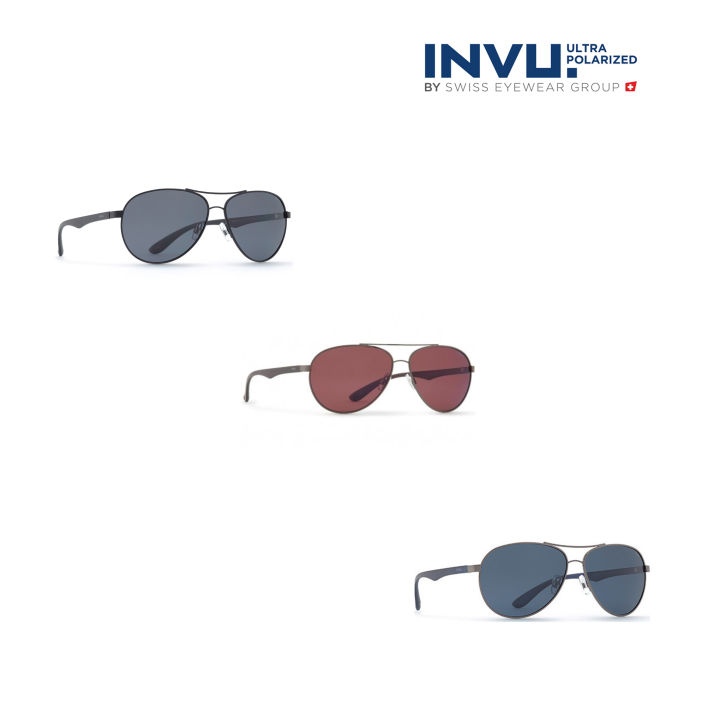 High Quality Ultra Polarized INVU Sunglasses B1615 for Men with freebie ...