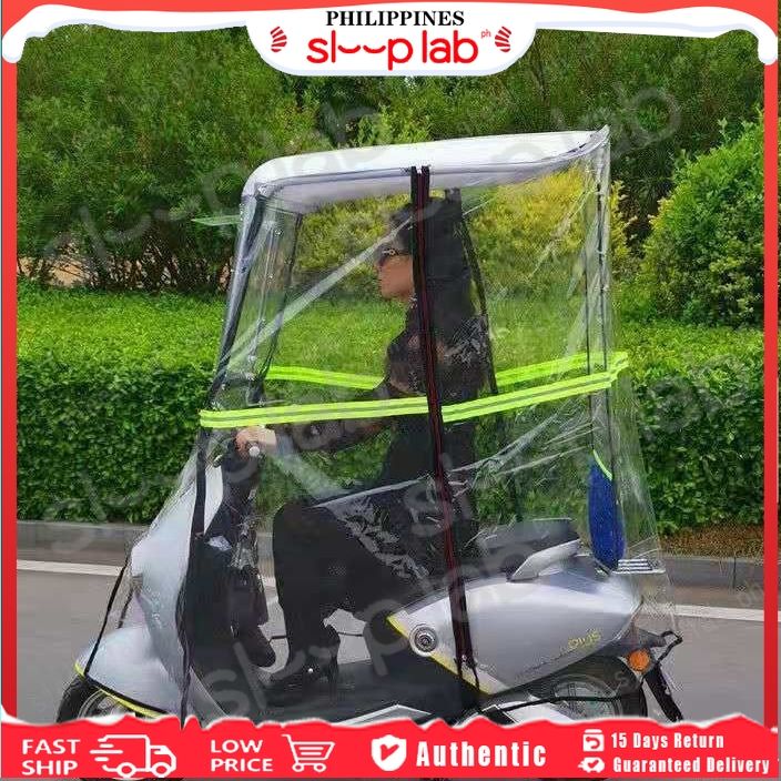 Motorcycle electric bicycle fully enclosed canopy, made of hard plastic ...