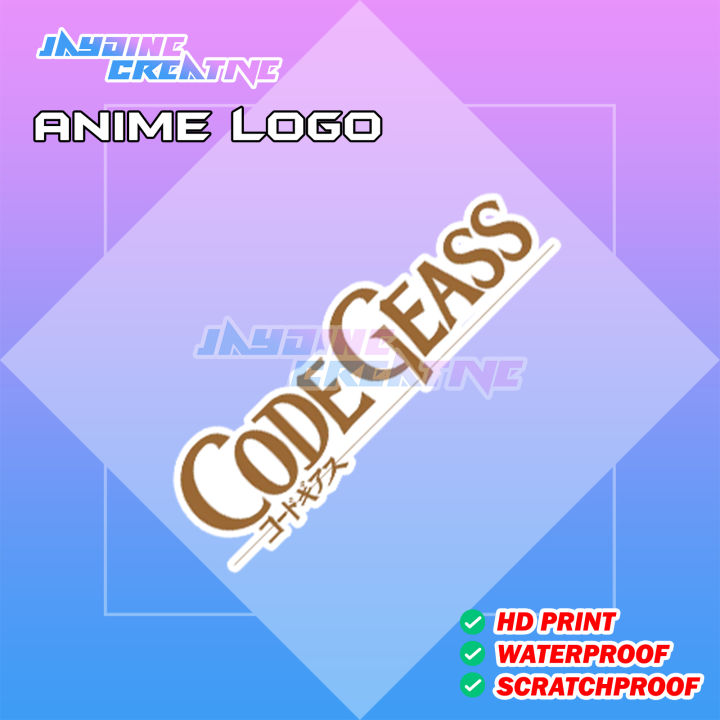 Jaydine Creative : Code Geass - Anime (Logo Sticker) | Lazada PH