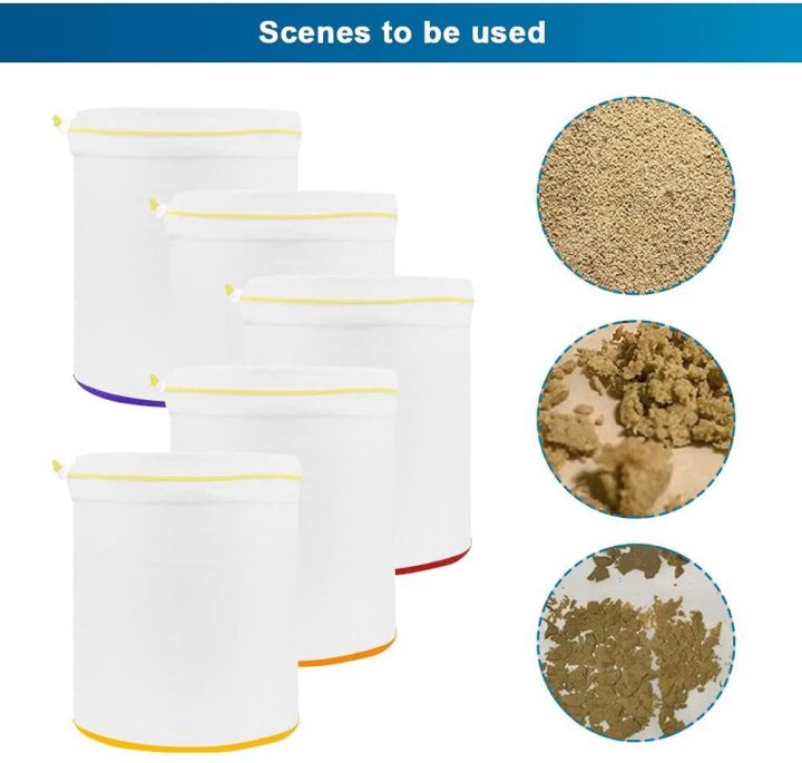 ทั้งหมดตาข่ายสมุนไพรน้ำแข็ง Bule Hash กระเป๋า5แกลลอน5ถุง Essense ...