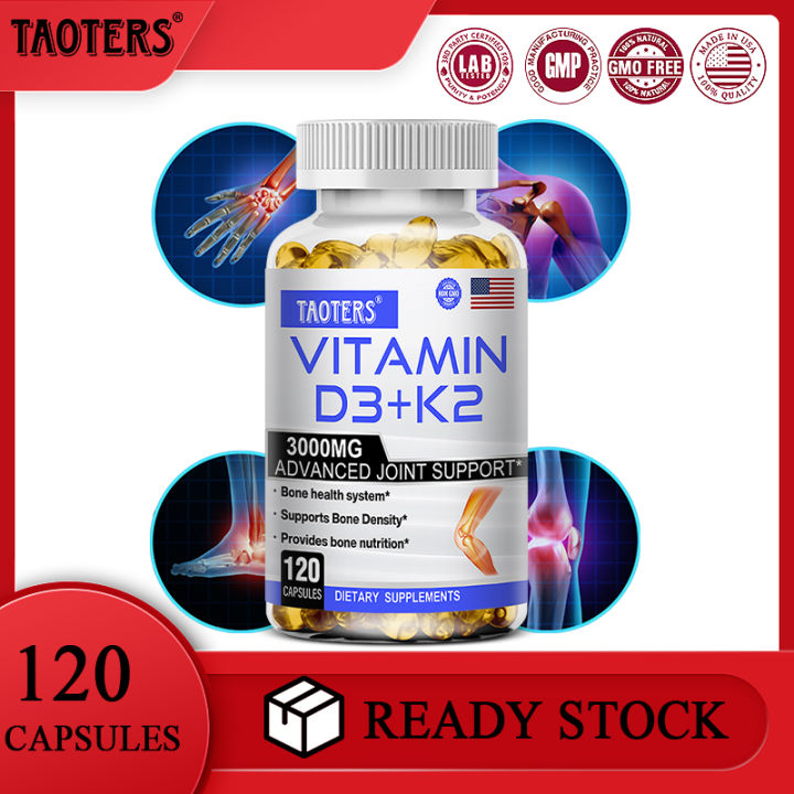 Vitamin D3+K2, 3000 mg Joint Support Supplement, Supports Bone Health System, Supports Bone ...