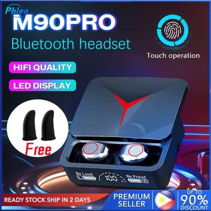 【Free Game Fingertips】M90 Pro TWS Wireless Bluetooth Headphones 5.3 Dual Call Gaming Earbuds ...