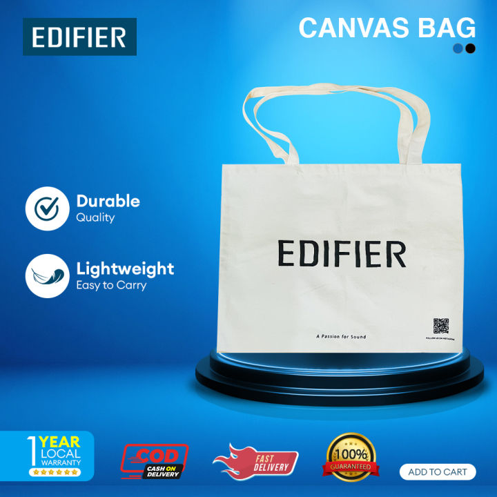 EDIFIER CANVAS BAG WITH EDIFIER LOGO | Lazada PH