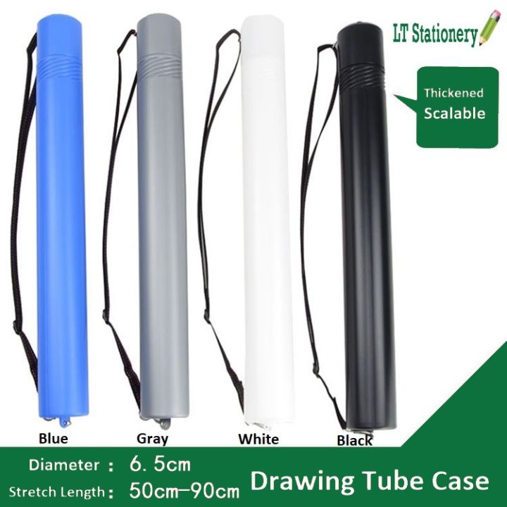 Drawing Tube Blueprint Case Expandable Plastic Waterproof and Light ...