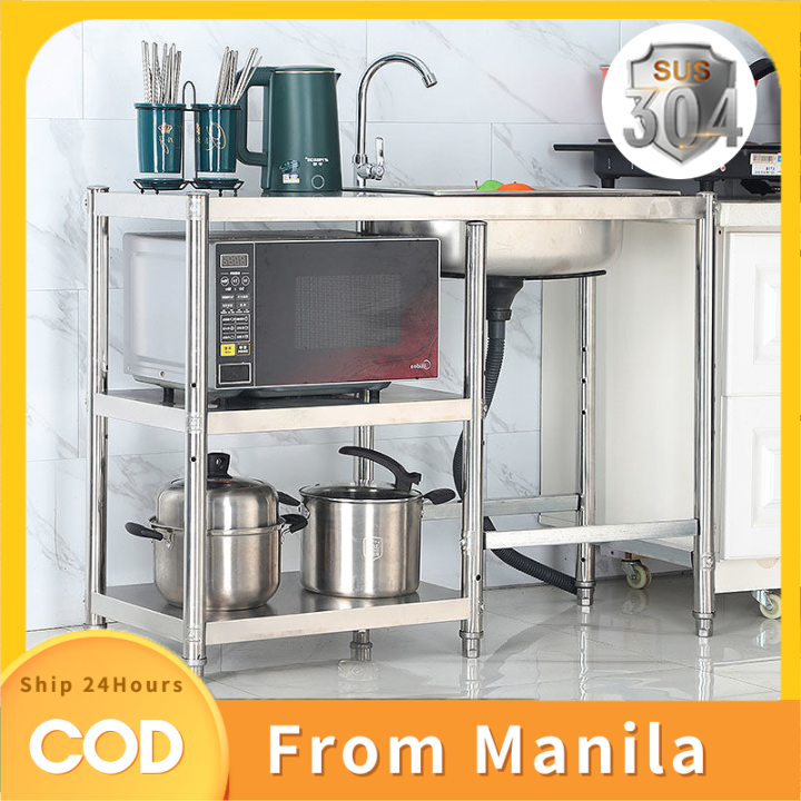 Kitchen Sink Stand Rack Heavy Duty Lababo Complete Set Kitchen Racks ...