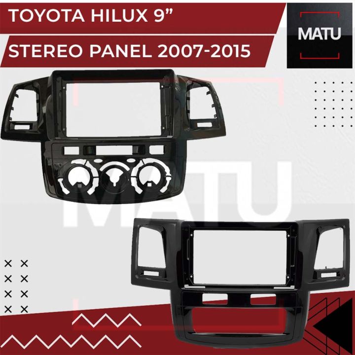 Toyota Hilux 2007-2015 9" Inch Android Stereo Panel Frame | Lazada PH
