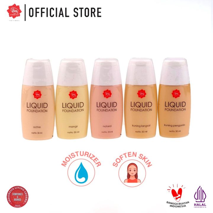 Viva Liquid Foundation 30ml Series | Foundation By Viva Cosmetics ...