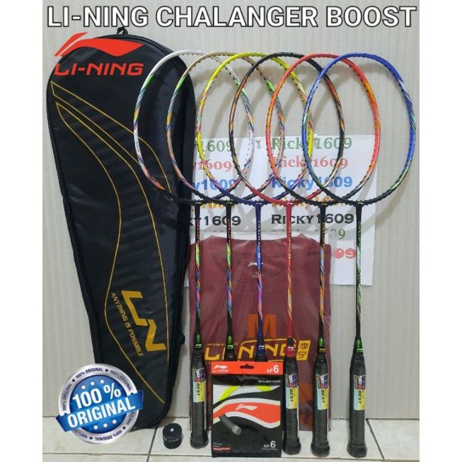 RAKET BADMINTON LINING CHALLENGER 15 - 24 - 42 BOOST (HEAD HEAVY - MEGA ...