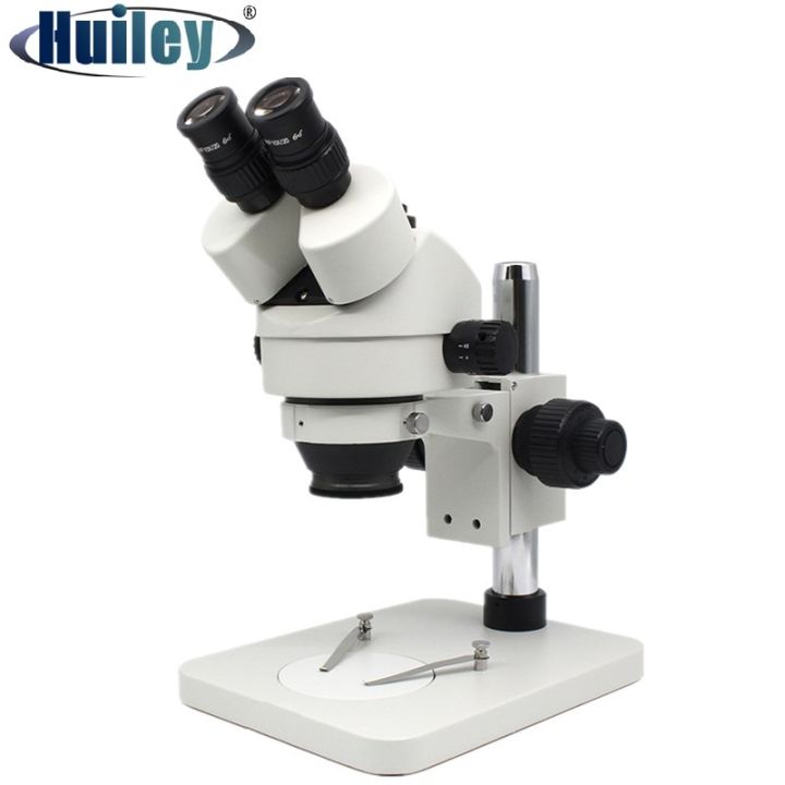7X-45X Zoom Stereo Microscope Coarse Fine Focusing Industrial ...